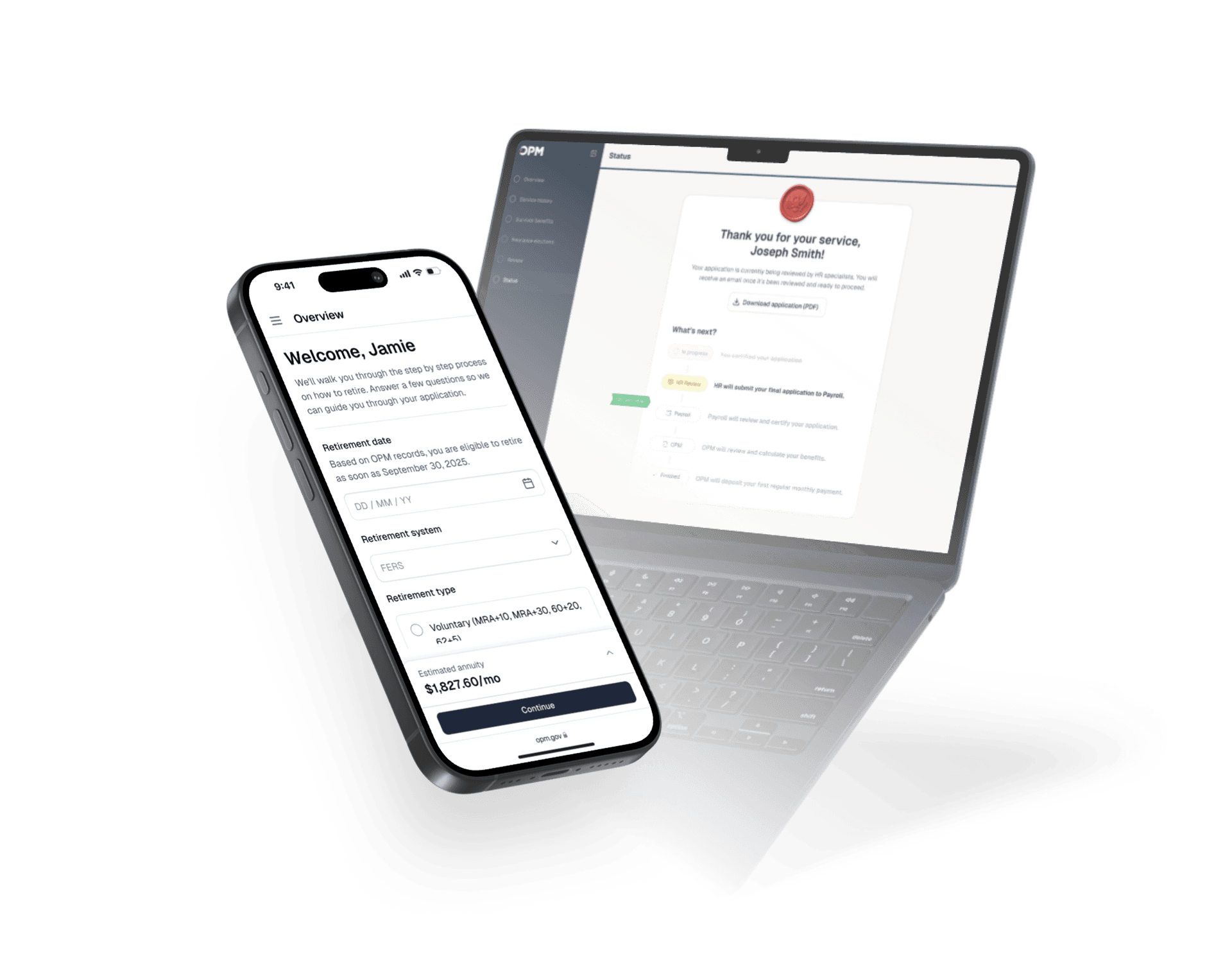 ORA - Online Retirement Application