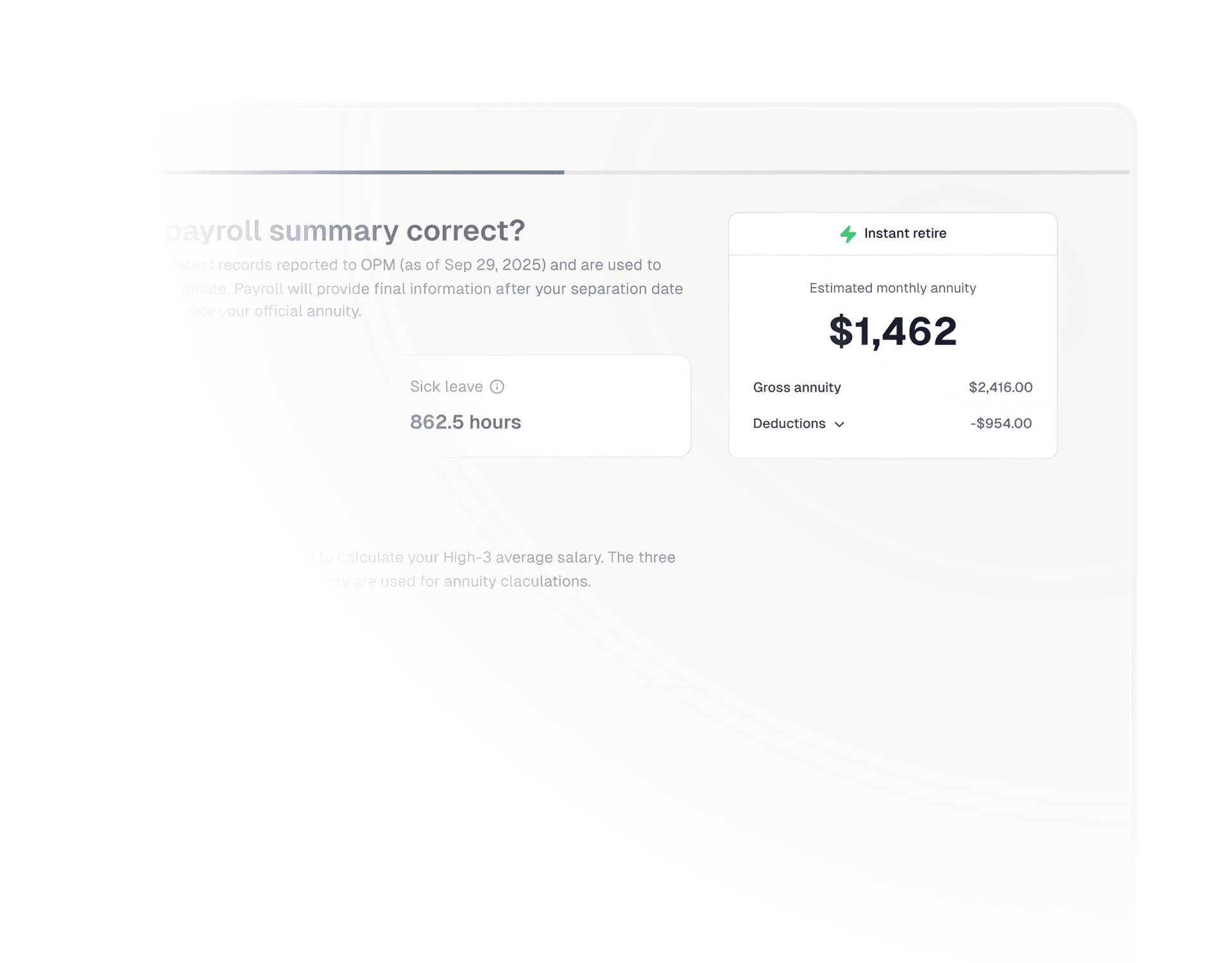 ORA - Online Retirement Application